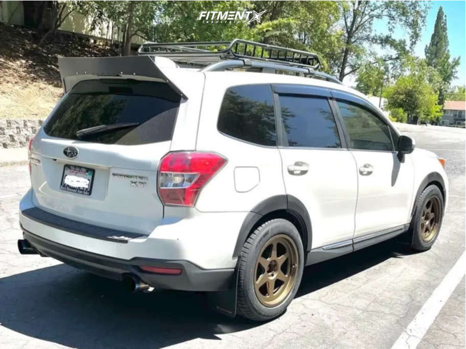 2016 Subaru Forester 2.0XT Touring with 18x9.5 Momo Heritage 6 and ...