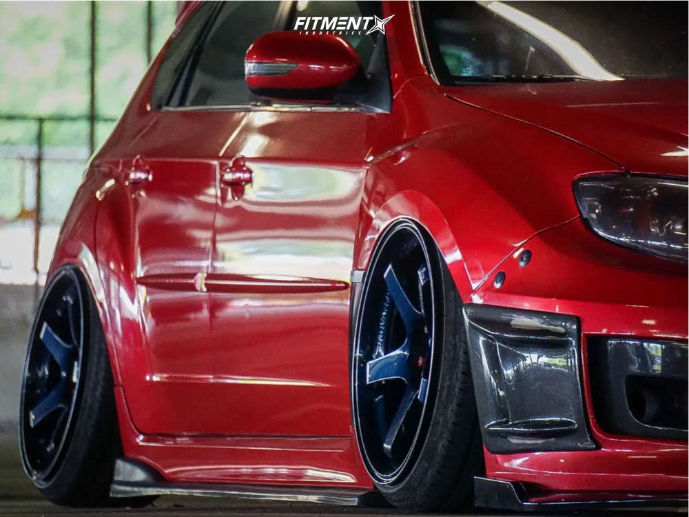 2013 Subaru WRX STI Base with 18x10 Advan Racing GT Premium and Pirelli ...