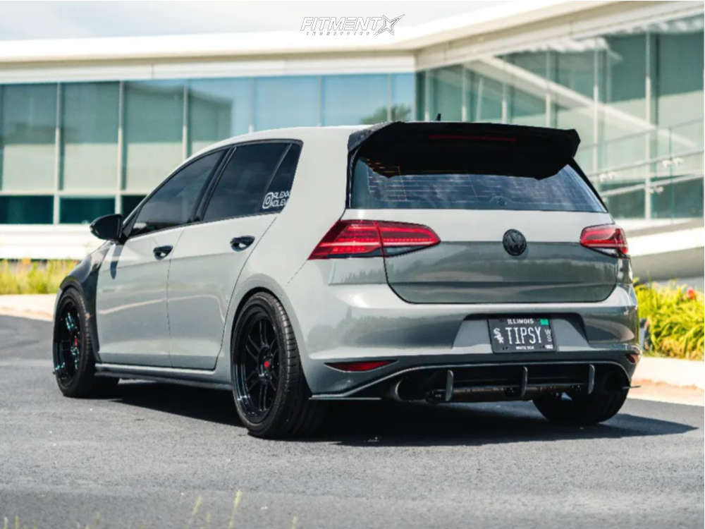 2015 Volkswagen GTI SE with 18x9.5 Enkei Rpf1 and Bridgestone 235x40 on ...