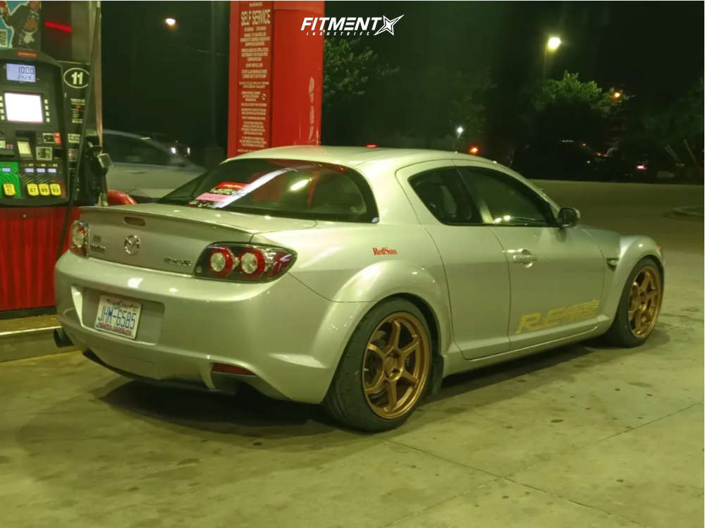 2009 Mazda RX-8 Grand Touring with 18x9.5 Motegi Mr145 and Yokohama 235x40 on Coilovers ...