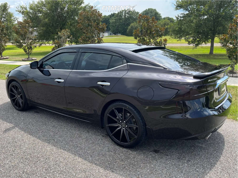 2016 Nissan Maxima SR with 20x8.5 INOVIT Frixion 5 and Ironman 245x35 ...