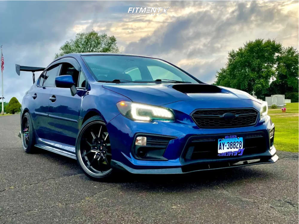 2018 Subaru WRX Base with 19x9.5 Option Lab S718 and Continental 255x35 ...