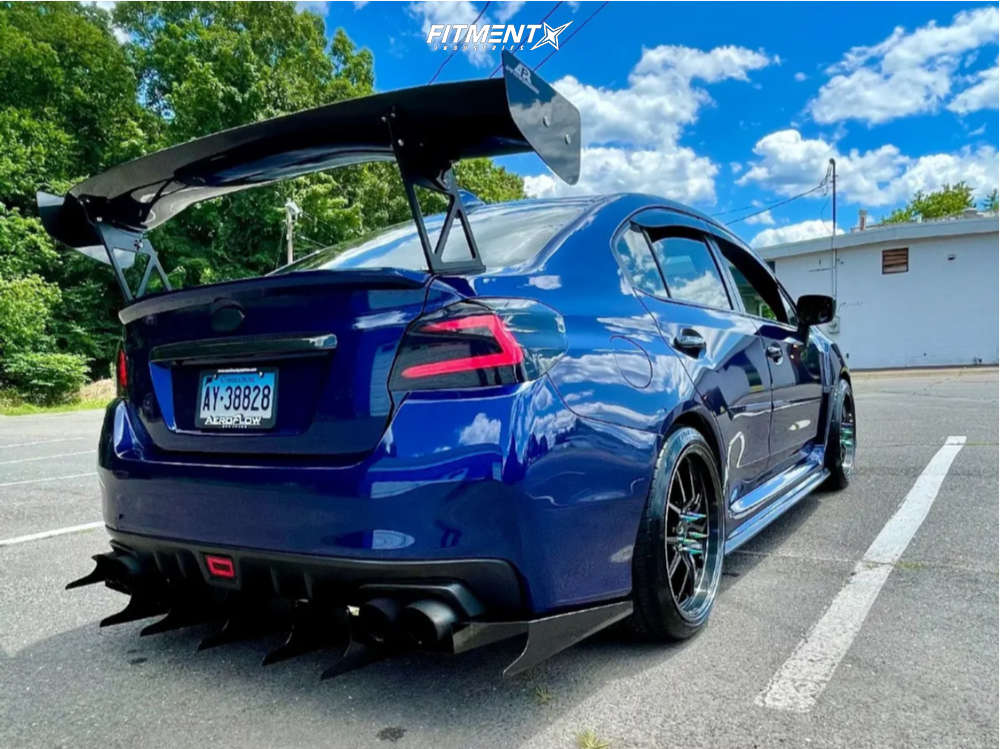 2018 Subaru WRX Base with 19x9.5 Option Lab S718 and Continental 255x35 ...
