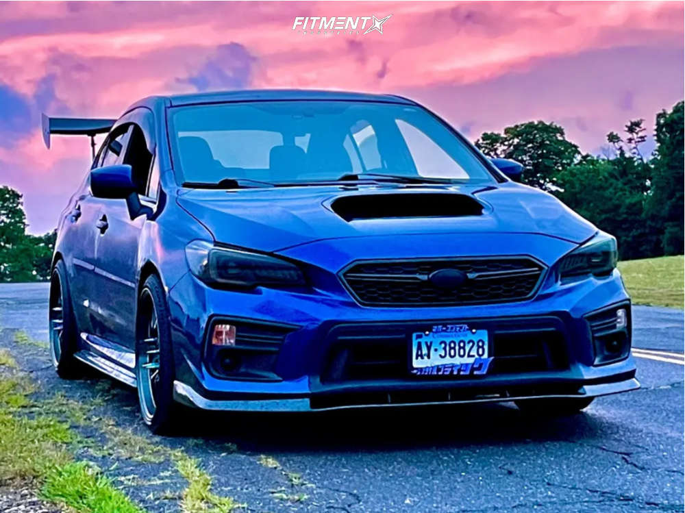 2018 Subaru WRX Base with 19x9.5 Option Lab S718 and Continental 255x35 ...