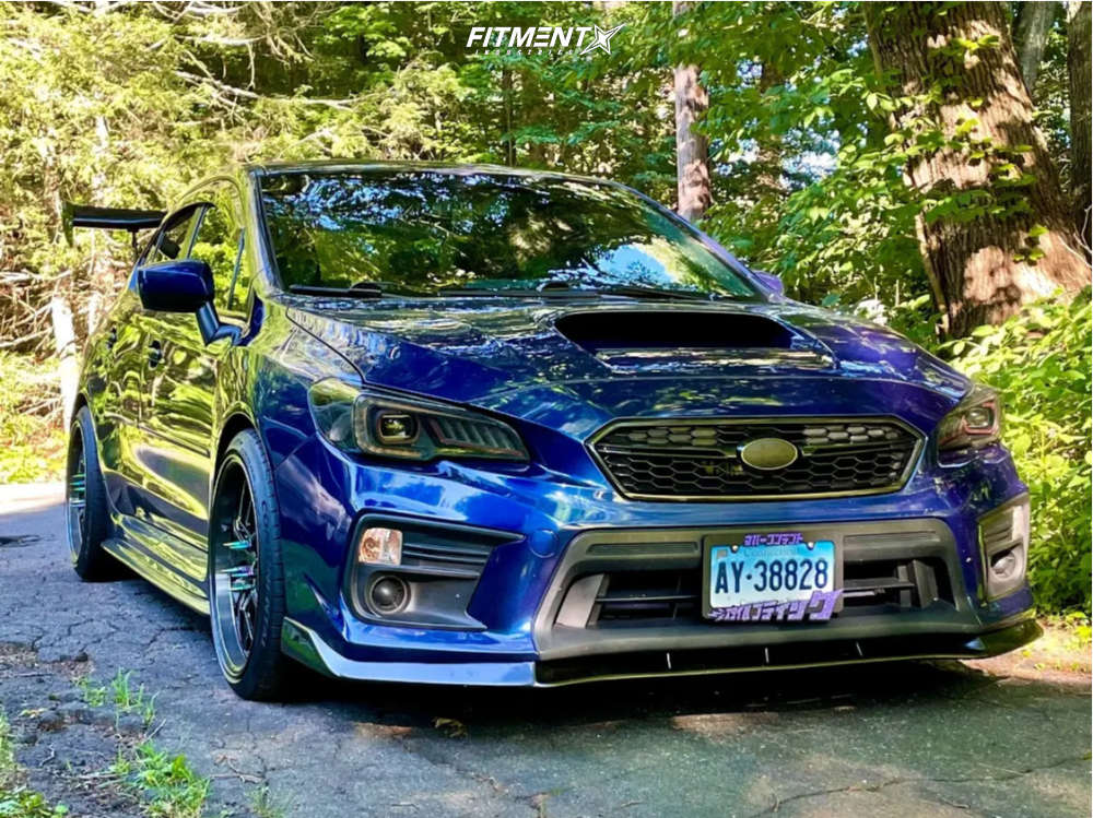 2018 Subaru WRX Base with 19x9.5 Option Lab S718 and Continental 255x35 ...