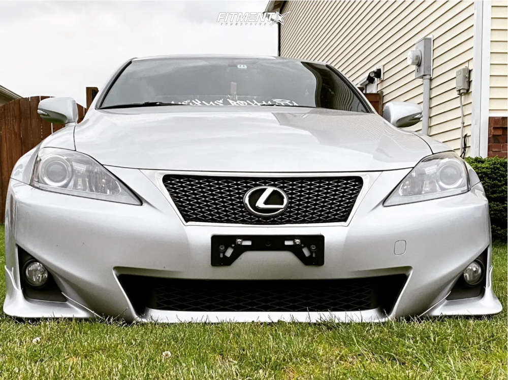 2011 Lexus IS250 Base with 18x8.5 Work Emotion D9r and Continental ...