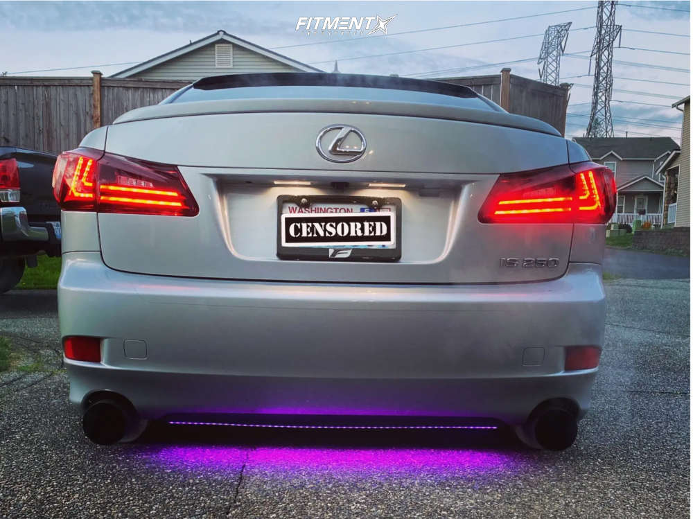 2011 Lexus IS250 Base with 18x8.5 Work Emotion D9r and Continental ...