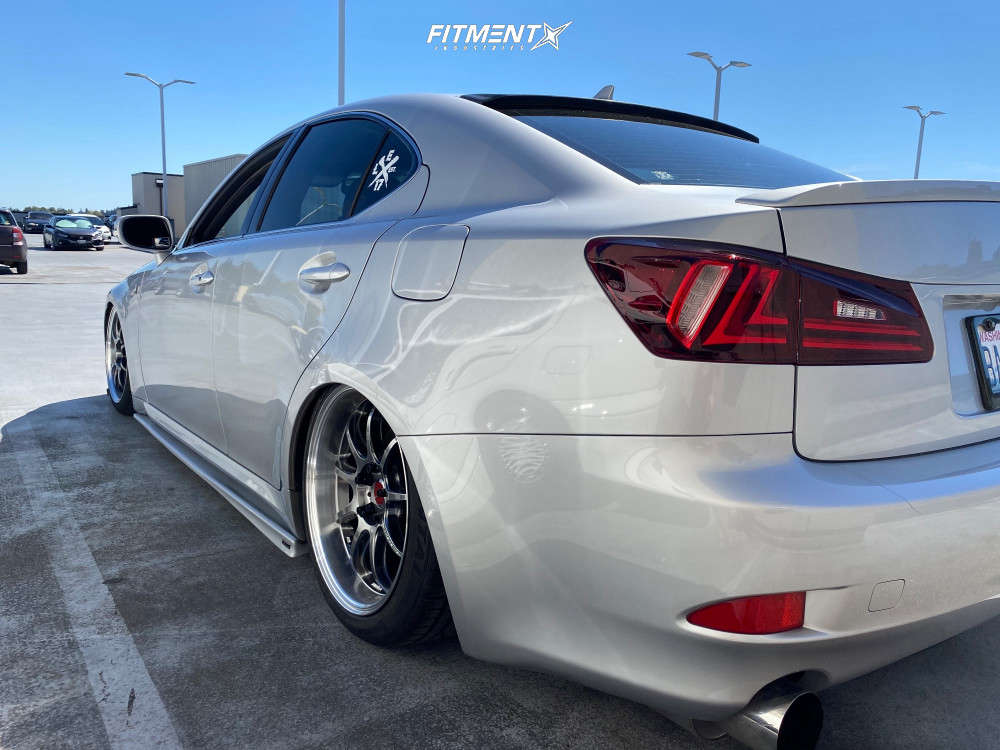 2011 Lexus IS250 Base with 18x8.5 Work Emotion D9r and Continental ...