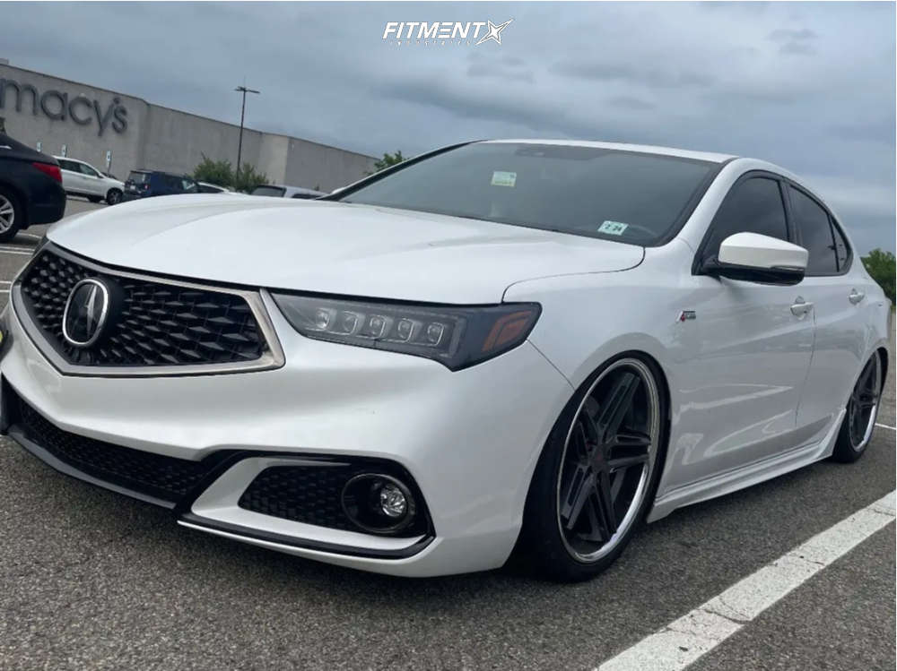 2019 Acura TLX SH-AWD with 20x9 Ferrada CM1 and Vercelli 255x35 on Air ...