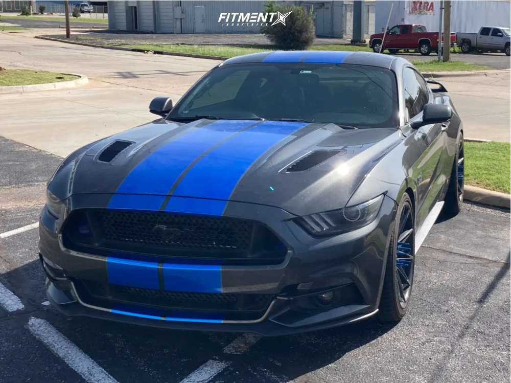 2017 Ford Mustang GT with 20x10 Noir Elite Nr108 and Bridgestone 275x35 ...