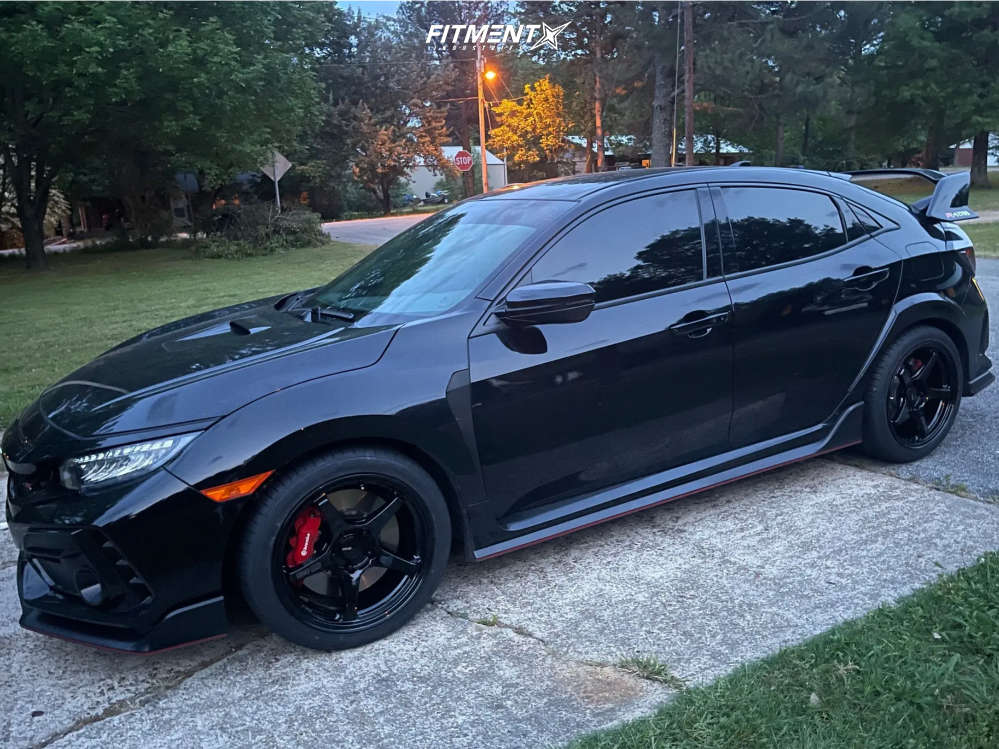 2021 Honda Civic Type R with 18x9.5 Enkei Ts-5 and Toyo Tires 245x55 on ...