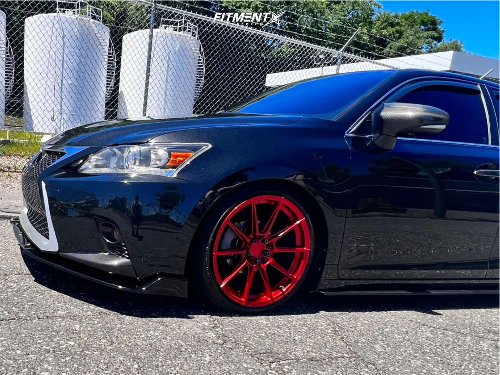 2017 Lexus CT200h Base with 18x8.5 XXR 567 and Michelin 205x40 on ...