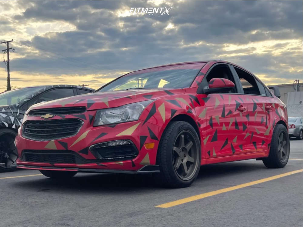2016 Chevrolet Cruze Limited LT with 17x9.5 ESR Sr07 and Goodyear ...
