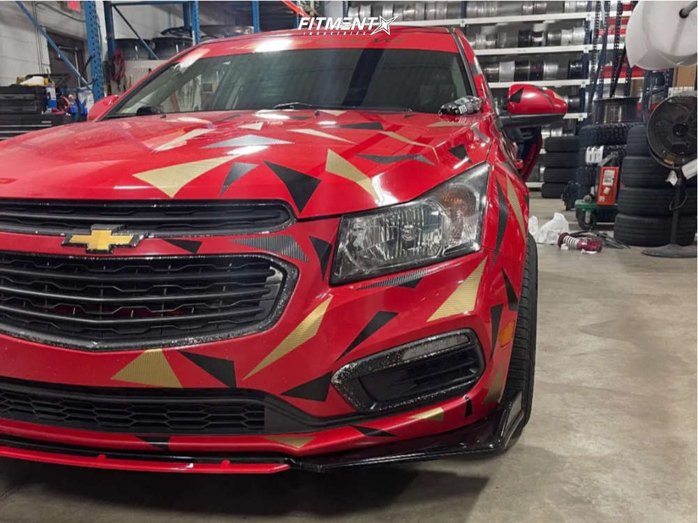 2016 Chevrolet Cruze Limited LT with 17x9.5 ESR Sr07 and Goodyear ...