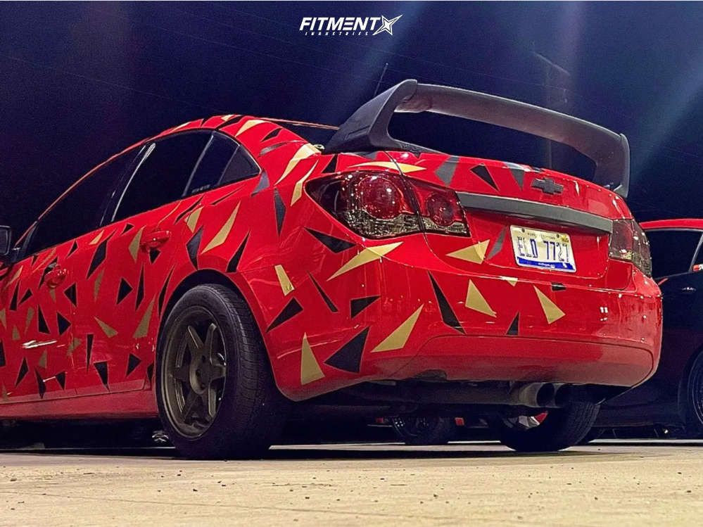 2016 Chevrolet Cruze Limited LT with 17x9.5 ESR Sr07 and Goodyear ...