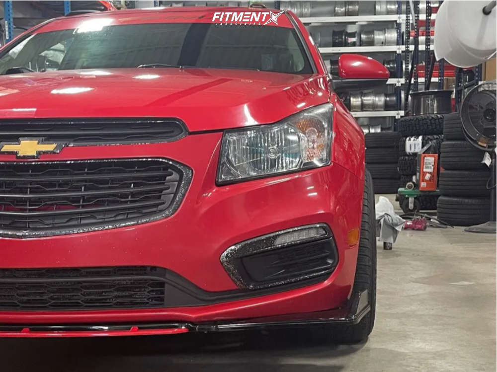 2016 Chevrolet Cruze Limited LT with 17x9.5 ESR Sr07 and Goodyear ...