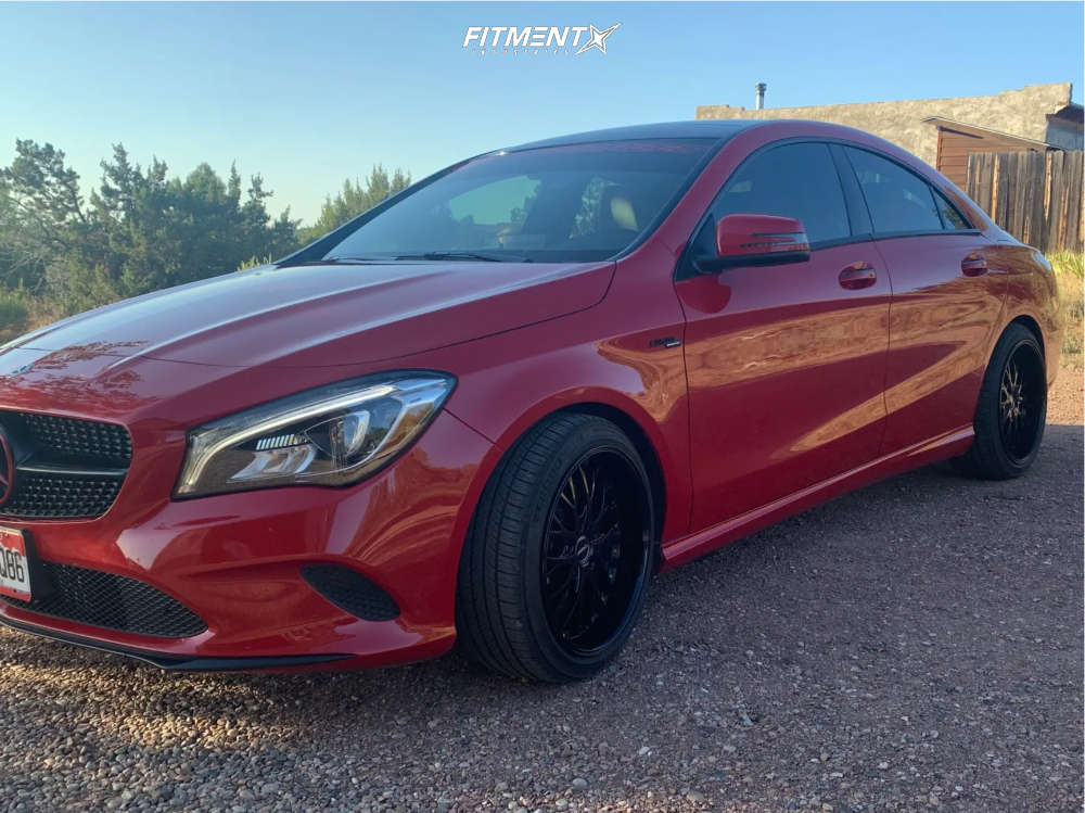 2019 Mercedes-Benz CLA250 4Matic with 18x9 ARC Ar6 and Michelin 225x45 ...