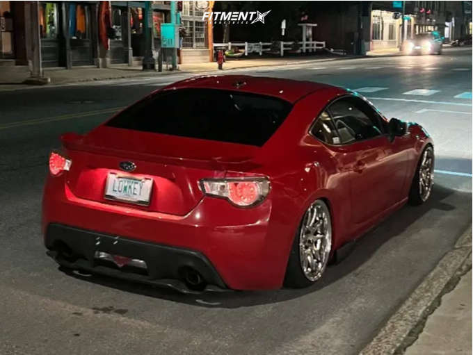 2014 Subaru BRZ Premium with 18x9.5 Aodhan Ds02 and Delinte 215x35 on Coilovers | 2323923 ...