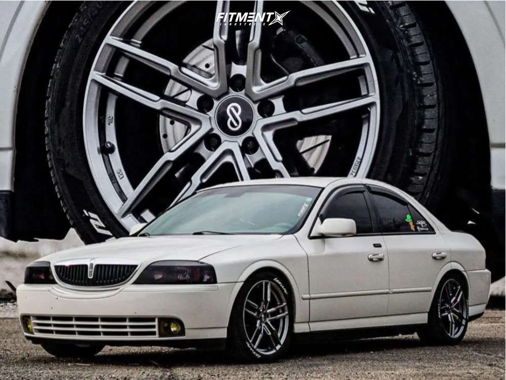 2003 Lincoln LS Base with 18x8 Enkei SS05 and Lexani 245x40 on Lowering ...