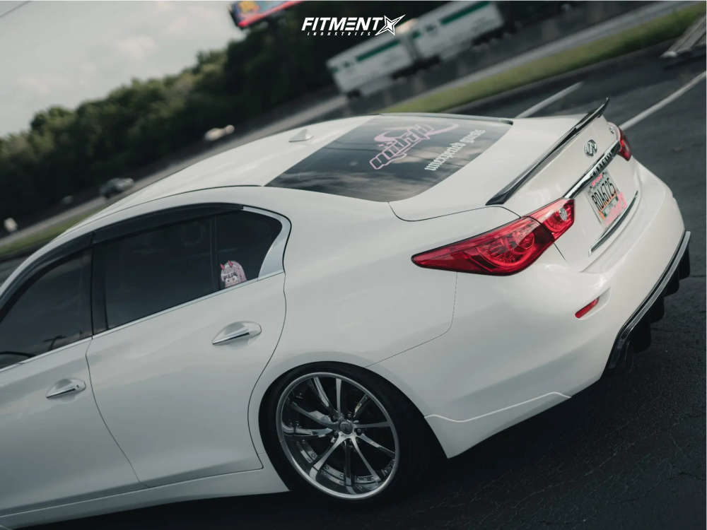 2014 INFINITI Q50 Base with 19x10.5 Weds Kranze Vishnu and Mucho Macho ...