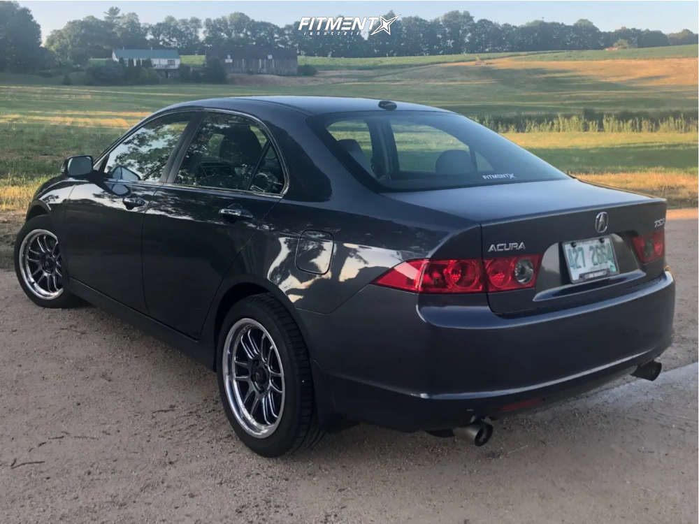 2006 Acura TSX Base with 17x8 Cosmis Racing Xt-206r and Michelin 225x50 ...
