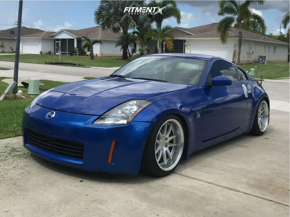 2003 Nissan 350Z Touring with 18x10.5 Aodhan Ds01 and Firestone 265x35 ...