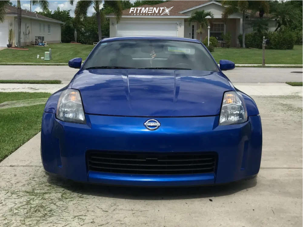 2003 Nissan 350Z Touring with 18x10.5 Aodhan Ds01 and Firestone 265x35 ...