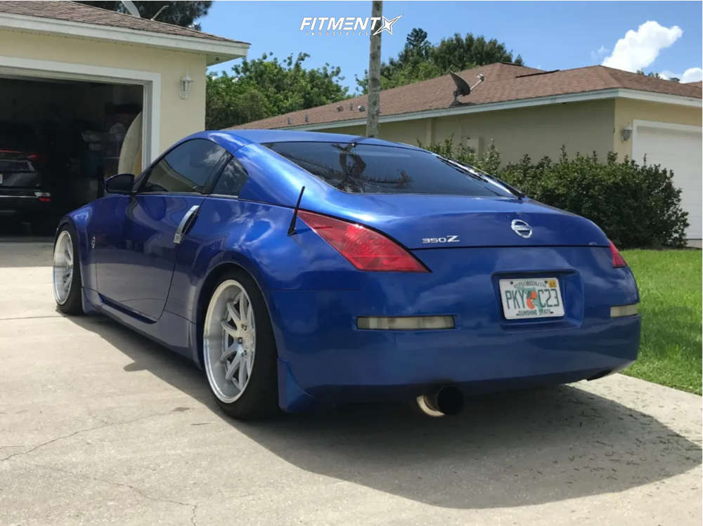 2003 Nissan 350Z Touring with 18x10.5 Aodhan Ds01 and Firestone 265x35 ...
