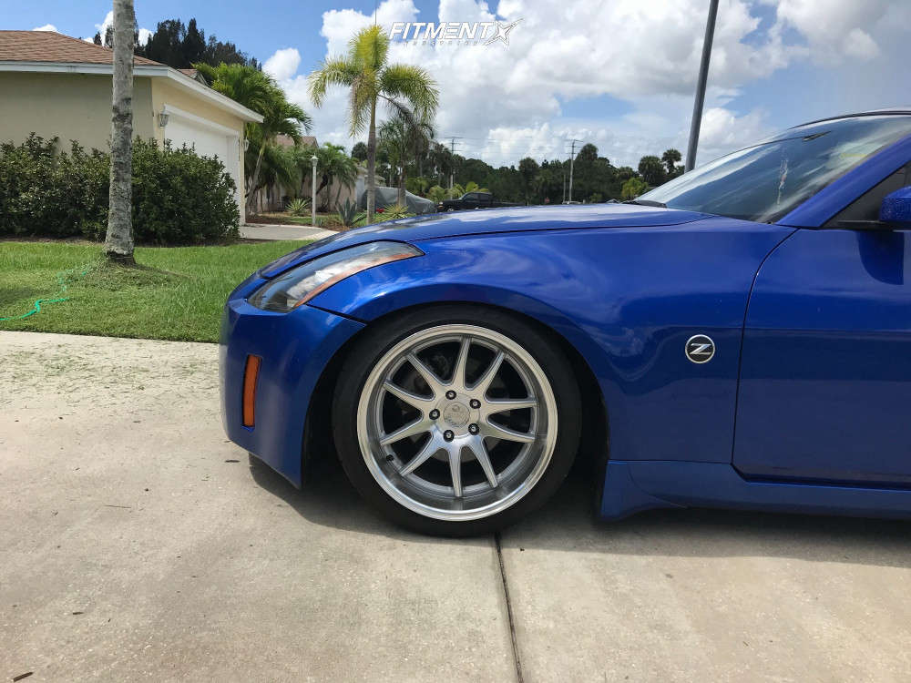 2003 Nissan 350Z Touring with 18x10.5 Aodhan Ds01 and Firestone 265x35 ...