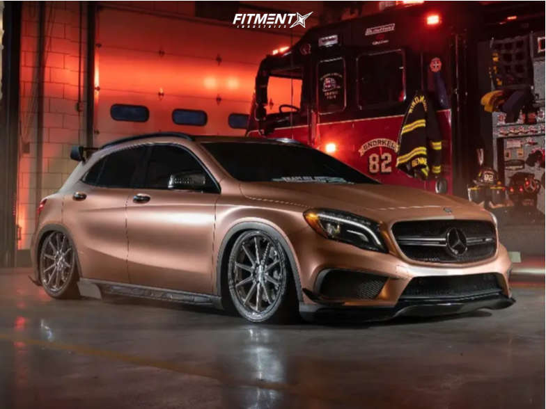 2016 Mercedes-Benz GLA45 AMG 4Matic with 19x9.5 Ferrada FR4 and Toyo ...