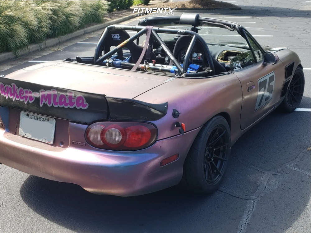1999 Mazda Miata Base with 15x9 Advanti Racing Storm S1 and Falken ...