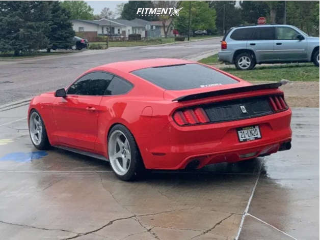 2017 Ford Mustang EcoBoost with 19x9.5 ESR Ap5 and Continental 265x40 ...