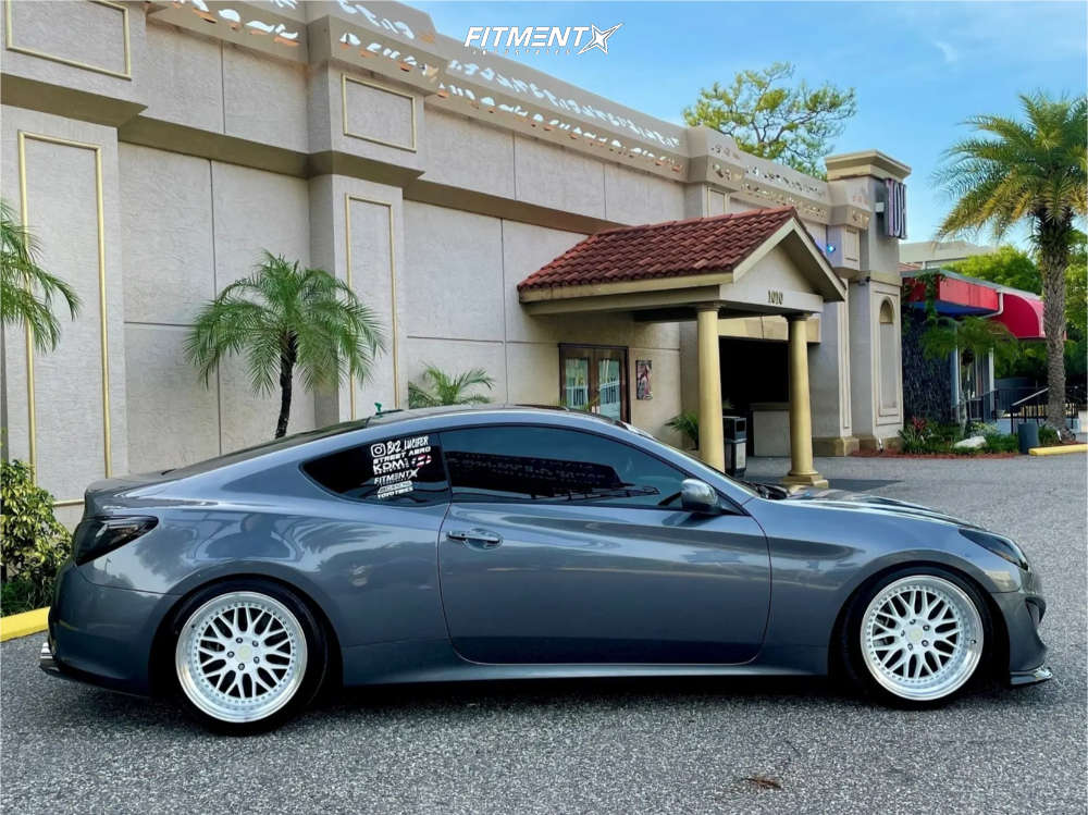 2014 Hyundai Genesis Coupe 2.0T Premium with 19x10.5 ESR Sr01 and Toyo Tires 245x35 on Coilovers ...
