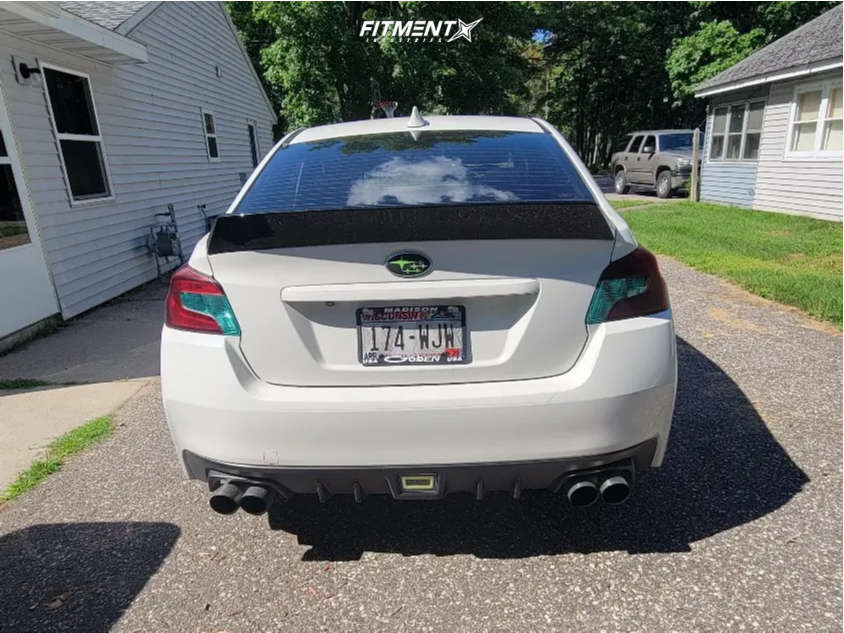 2018 Subaru WRX Base with 18x8.5 Vors Tr4 and Delinte 245x40 on Stock ...