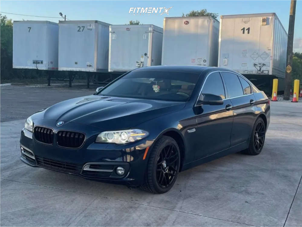 2016 BMW 528i Base with 18x8.5 Curva C300 and Continental 245x40 on ...