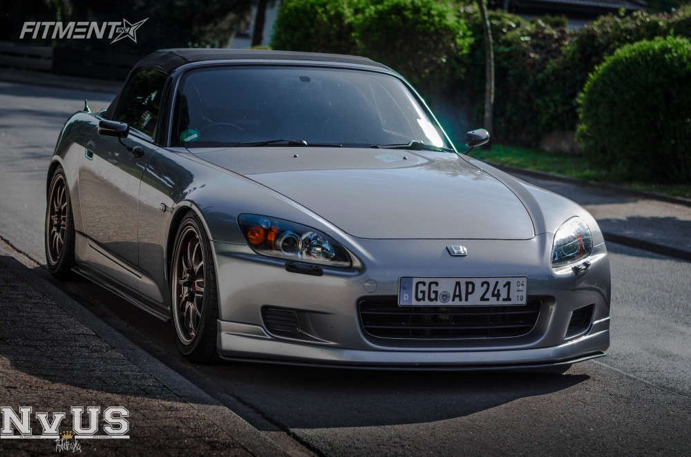 2000 Honda S2000 Base with 17x7.5 Volk CE28N and Bridgestone 215x45 on ...