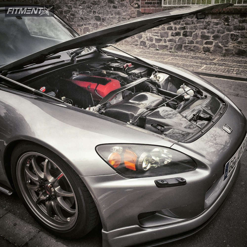 2000 Honda S2000 Base with 17x7.5 Volk CE28N and Bridgestone 215x45 on ...