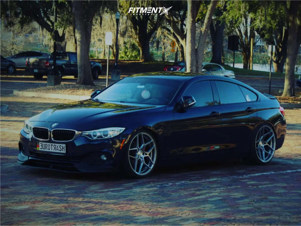 2015 BMW 428i Gran Coupe Base with 20x9 Rohana Rfx11 and Ohtsu 255x35 ...