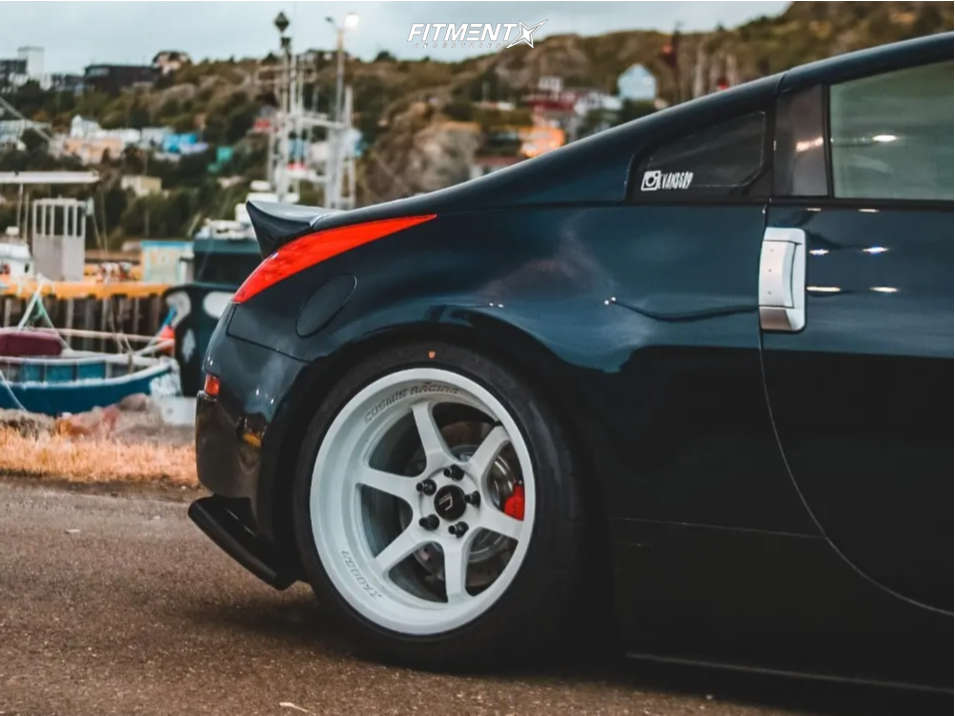 2007 Nissan 350Z Base with 18x9 Cosmis Racing Xt-006r and Firestone ...