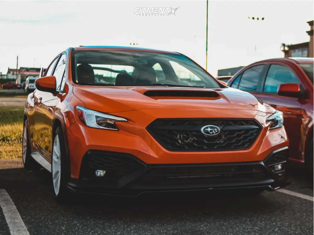 2022 Subaru WRX Sport-tech with 18x8.5 AVID1 Av32 and Dunlop 255x35 on Stock Suspension ...