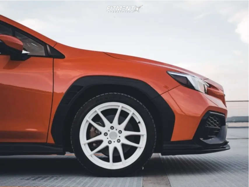 2022 Subaru WRX Sport-tech with 18x8.5 AVID1 Av32 and Dunlop 255x35 on ...
