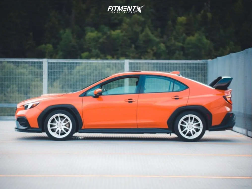 2022 Subaru WRX Sport-tech with 18x8.5 AVID1 Av32 and Dunlop 255x35 on Stock Suspension ...