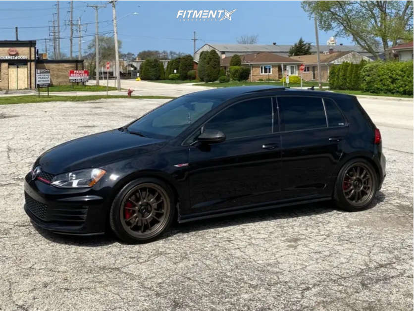 2015 Volkswagen GTI SE with 18x8.5 Konig Hypergram and Michelin 225x35 ...