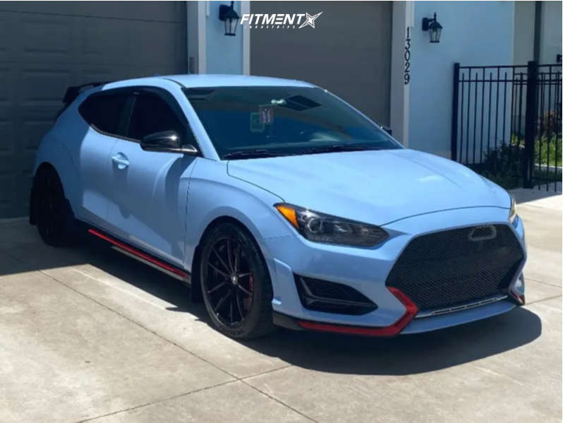 2020 Hyundai Veloster N Base with 18x8 Konig Oversteer and Michelin ...