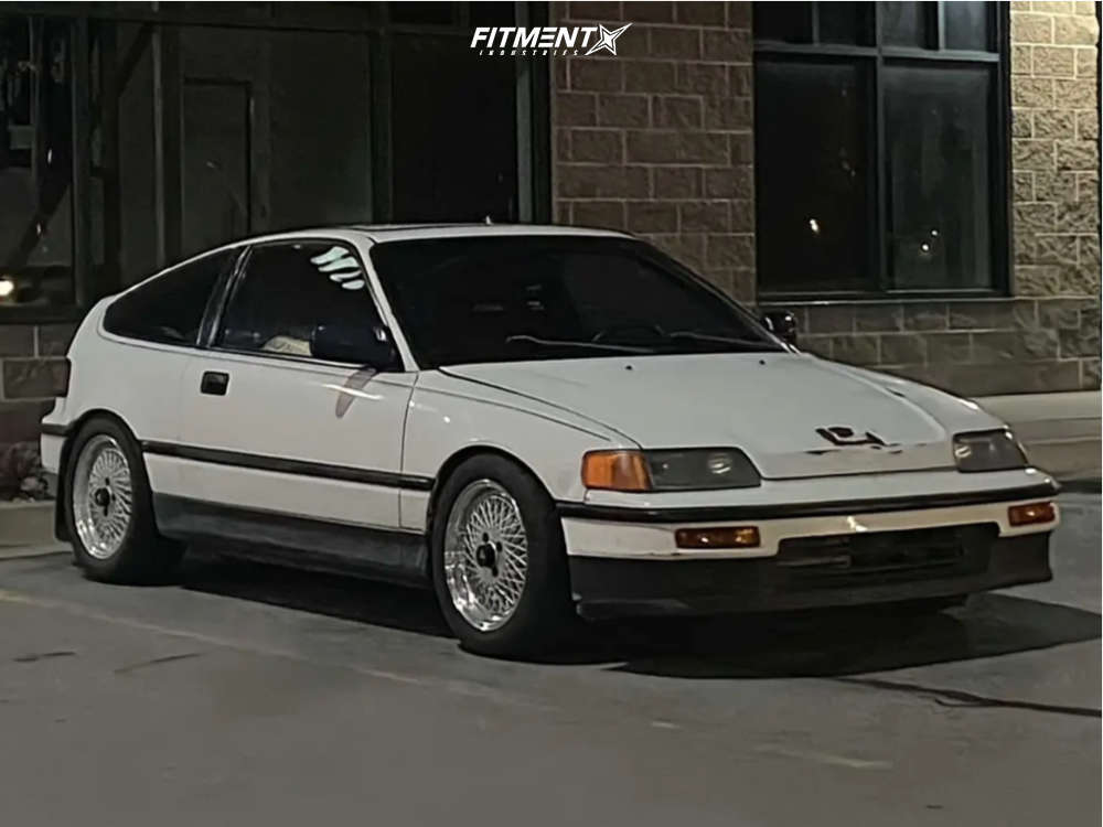 1990 Honda CRX Si with 15x7 Enkei 92 and Toyo Tires 205x50 on Coilovers ...