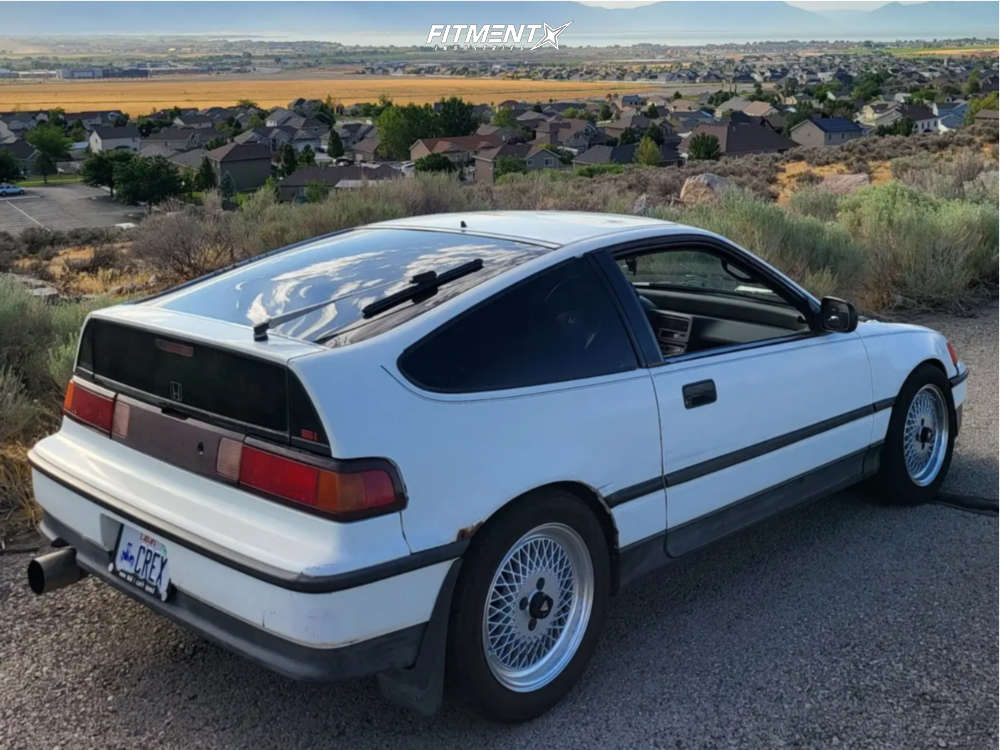 1990 Honda CRX Si with 15x7 Enkei 92 and Toyo Tires 205x50 on Coilovers ...