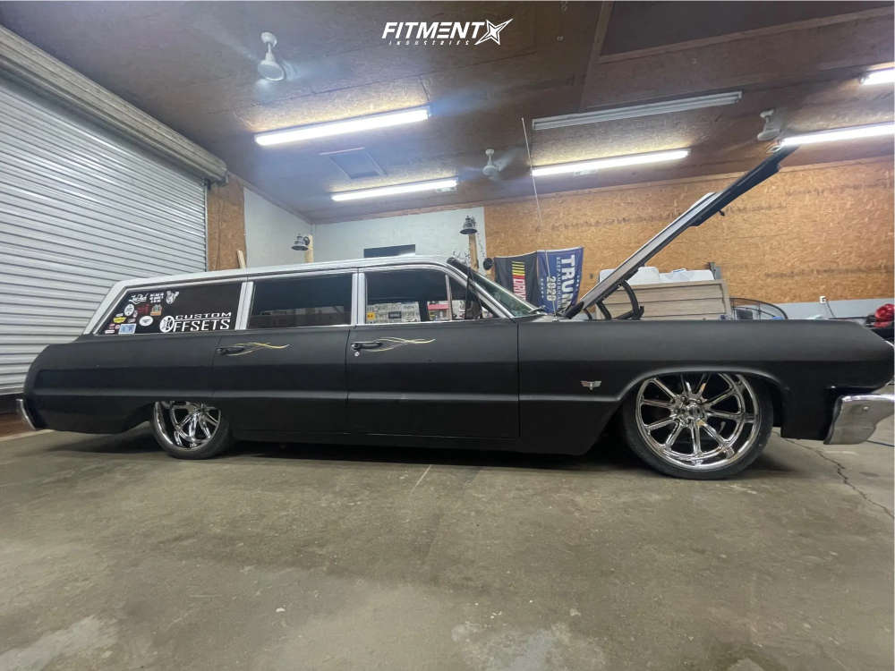 1964 Chevrolet Impala Base with 20x8.5 US Mags Rambler and Delinte ...