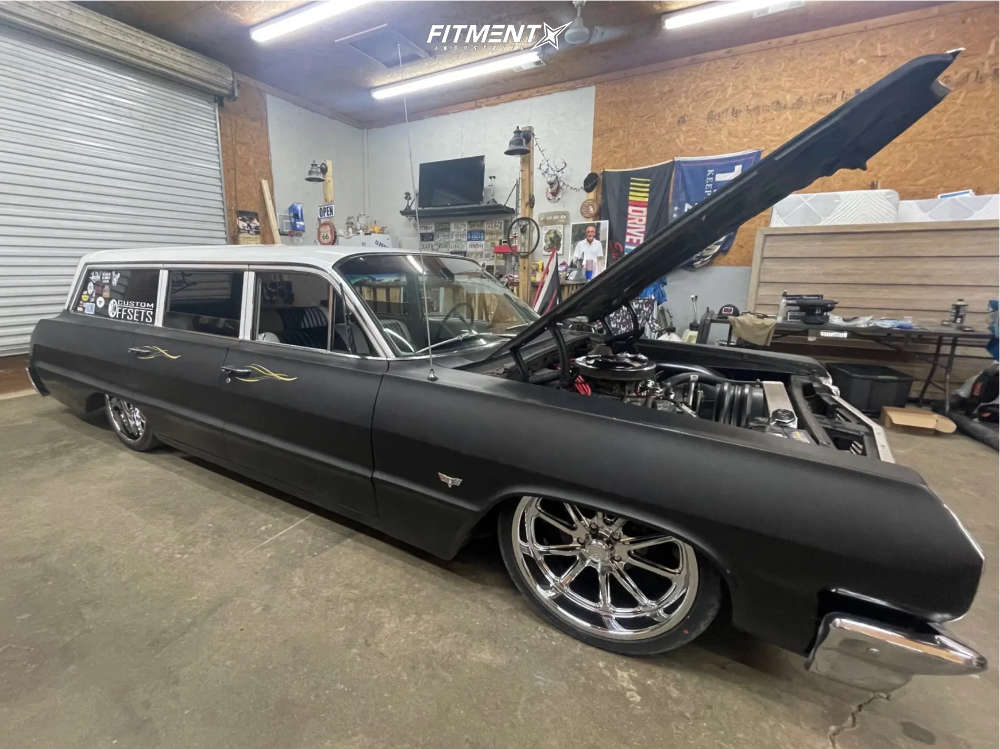 1964 Chevrolet Impala Base with 20x8.5 US Mags Rambler and Delinte ...