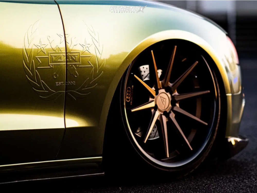 2015 Audi A5 Quattro Premium with 20x10 Ferrada FR4 and Michelin 245x35 ...