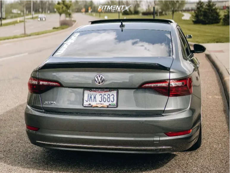2021 Volkswagen Jetta SE with 18x8.5 Rotiform Flg and Firestone 225x40 ...